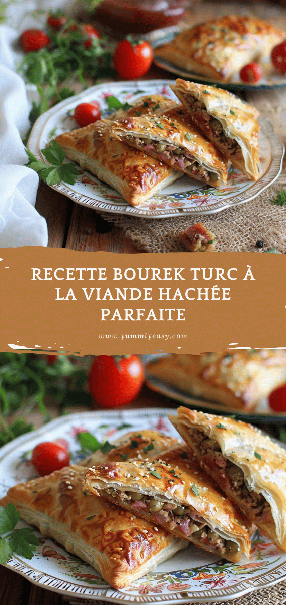 Recette Bourek Turc à la Viande Hachée Parfaite