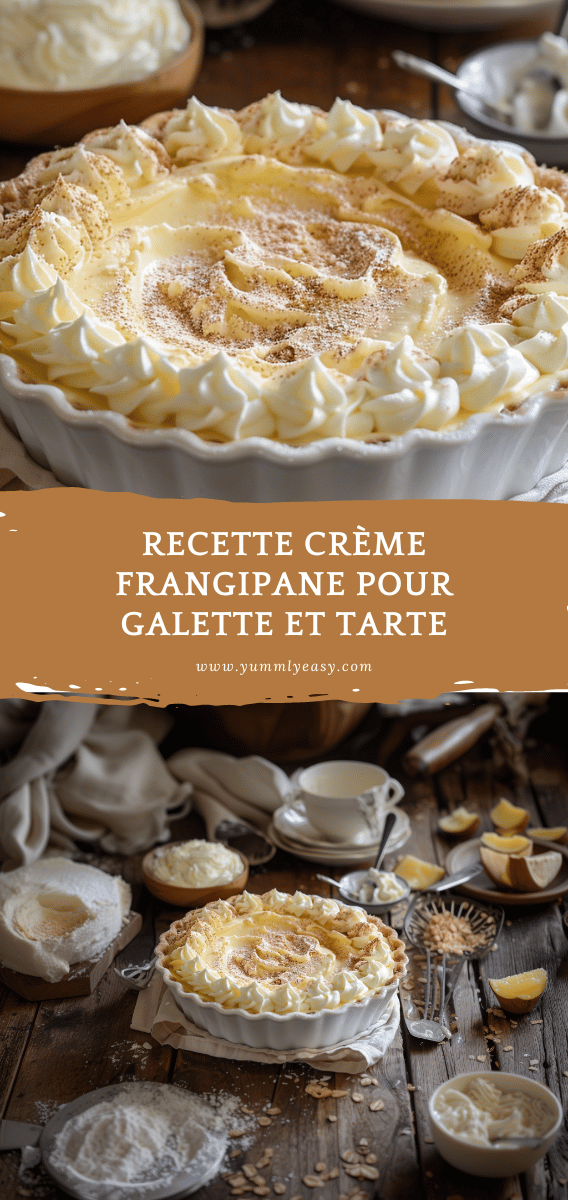 Recette Crème Frangipane pour Galette et Tarte