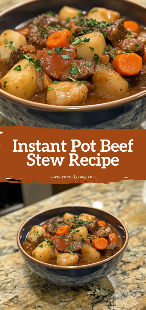 Instant Pot Beef Stew Recipe - Yummly Easy