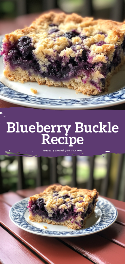 Blueberry Buckle Recipe - Yummly Easy