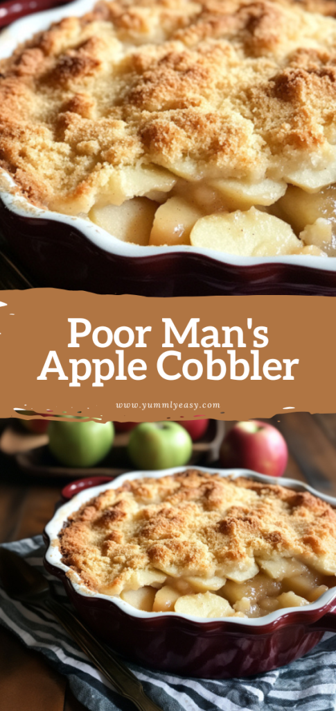 "Poor Man's Apple Cobbler": Easy, Homemade Dessert