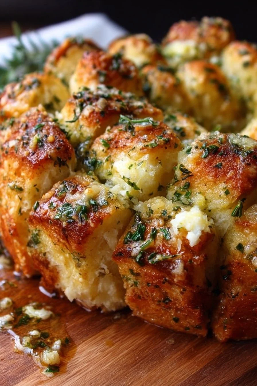 Savory Garlic Butter Pull-Apart Bread Bites
