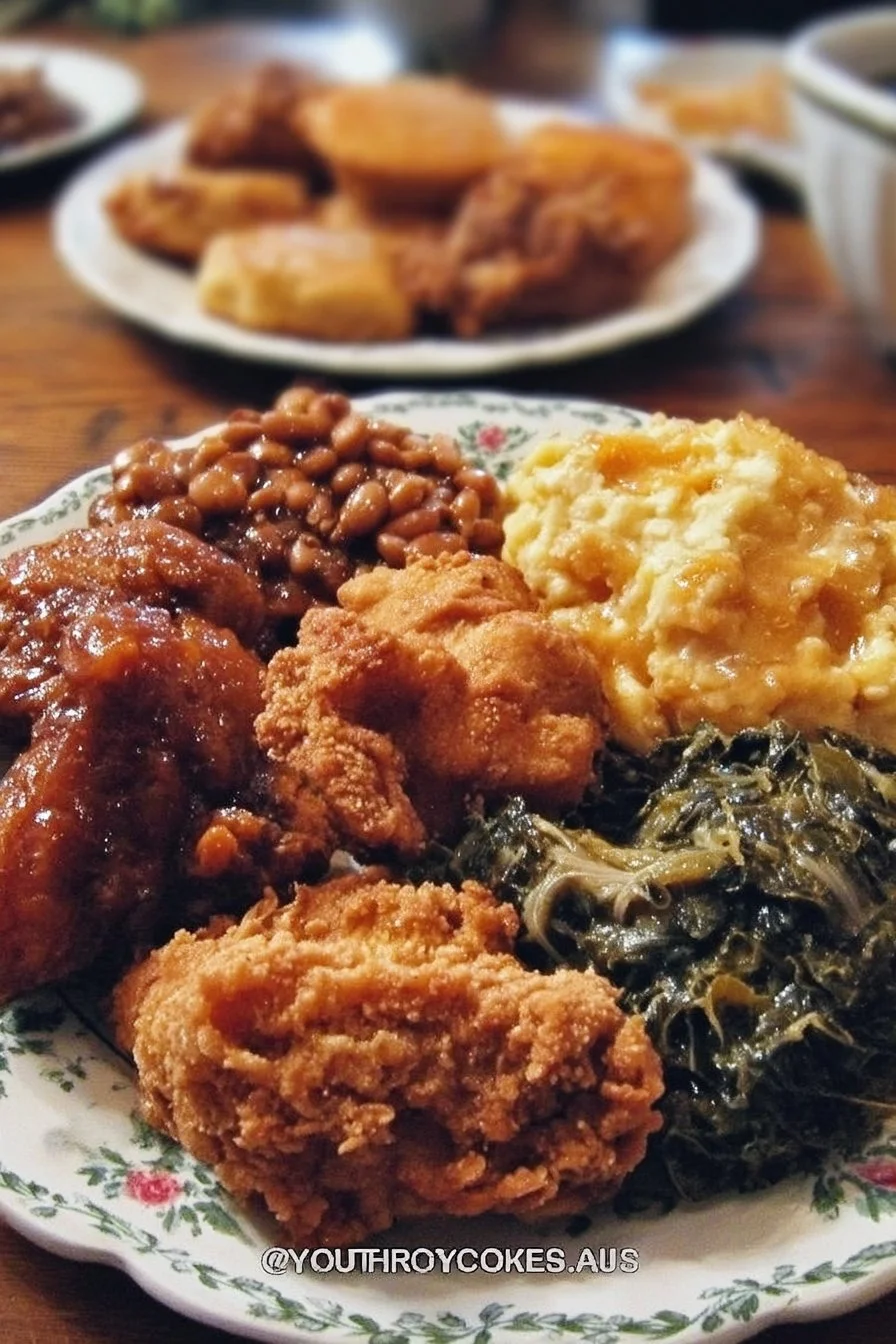 Classic Soul Food Dinner Plates