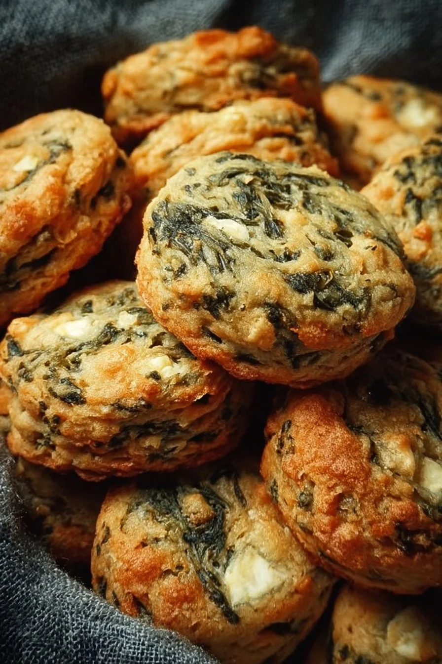 Delicious Spinach Feta Cookies