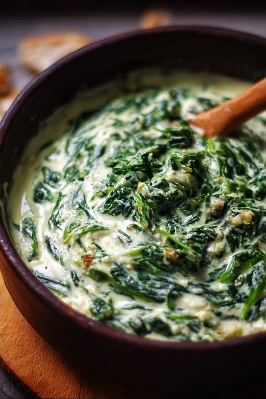 Flavorful Creamy Spinach