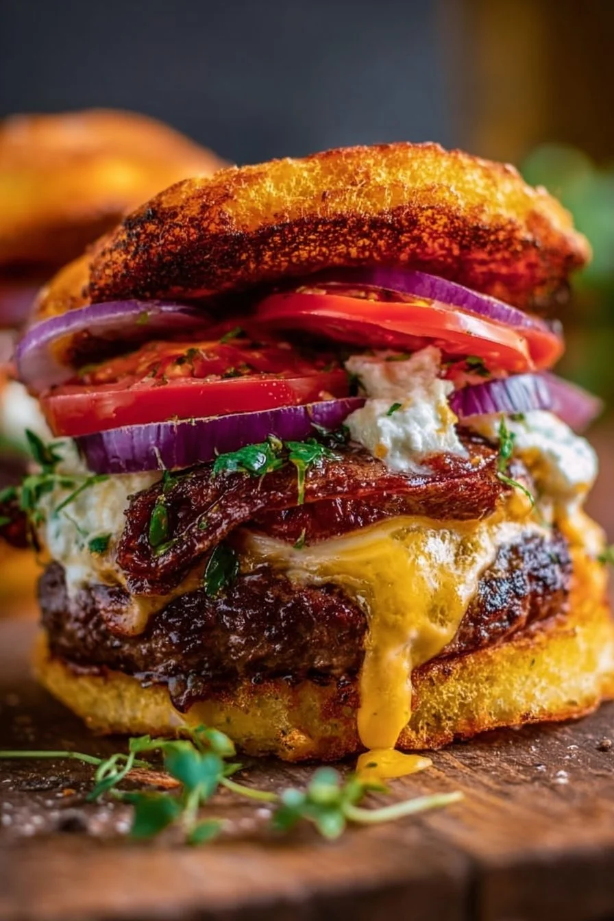 Zesty Pizza Burger