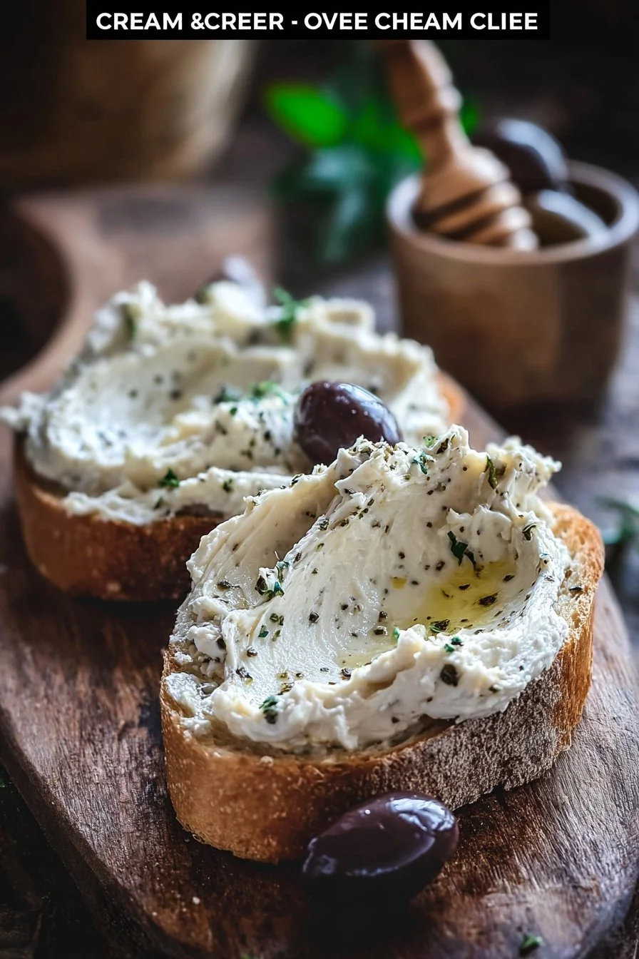 Cream Cheese & Olive Spread