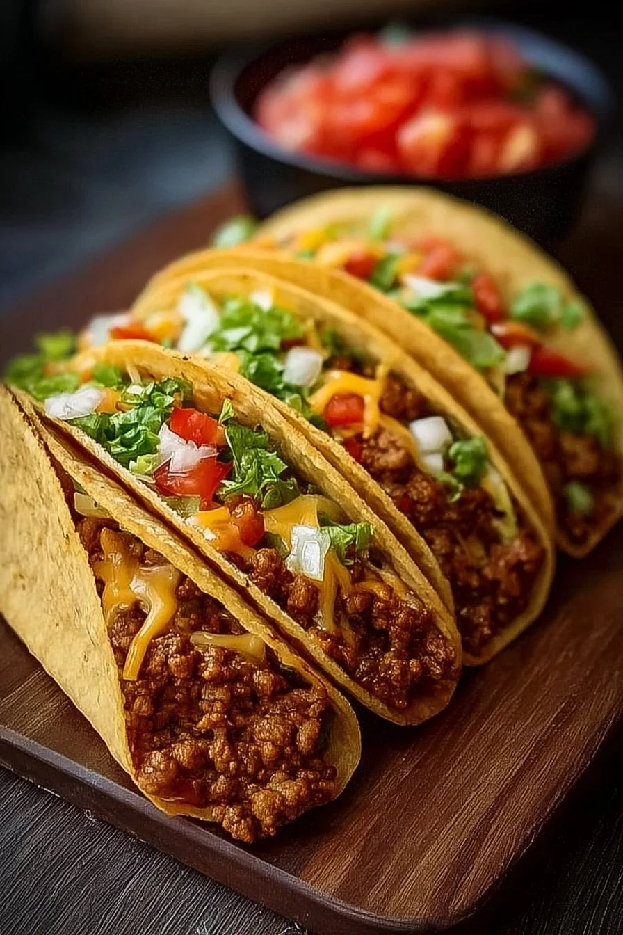 Loaded Cheesy Pocket Tacos