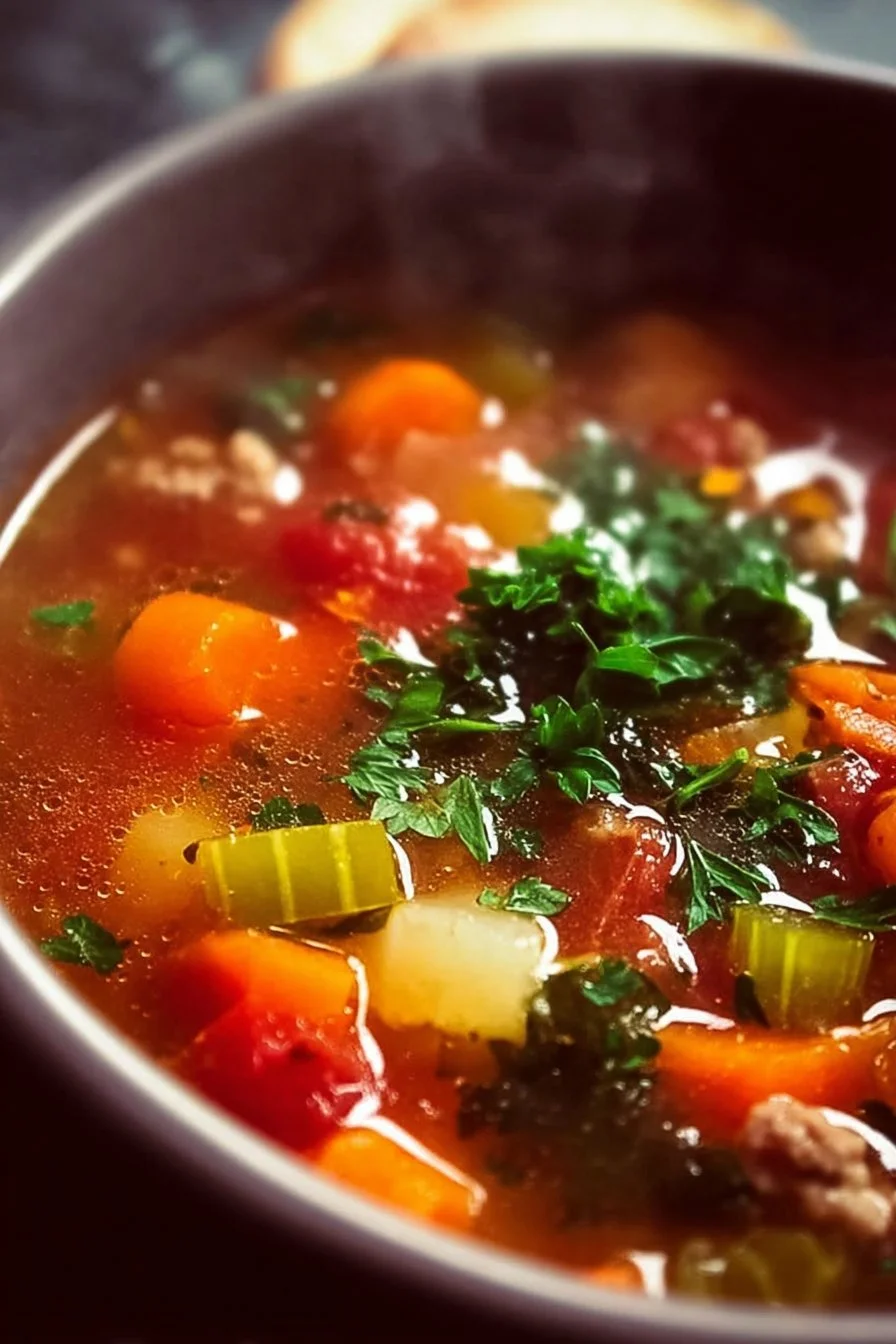 Hearty Homemade Vegetable Soup