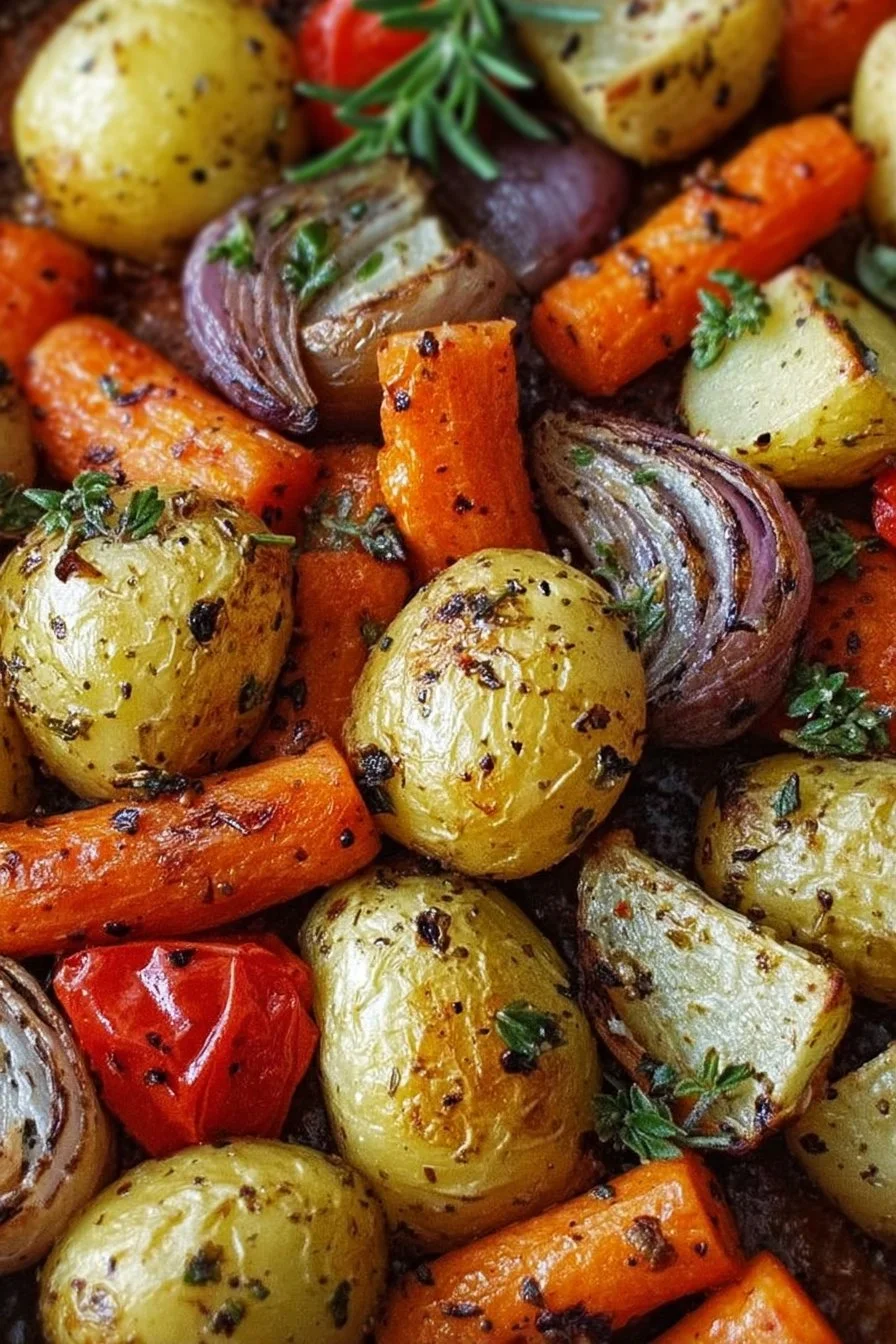 Garlic Herb Roasted Vegetables