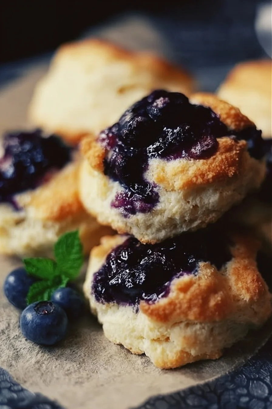 Sweet Blueberry Biscuits